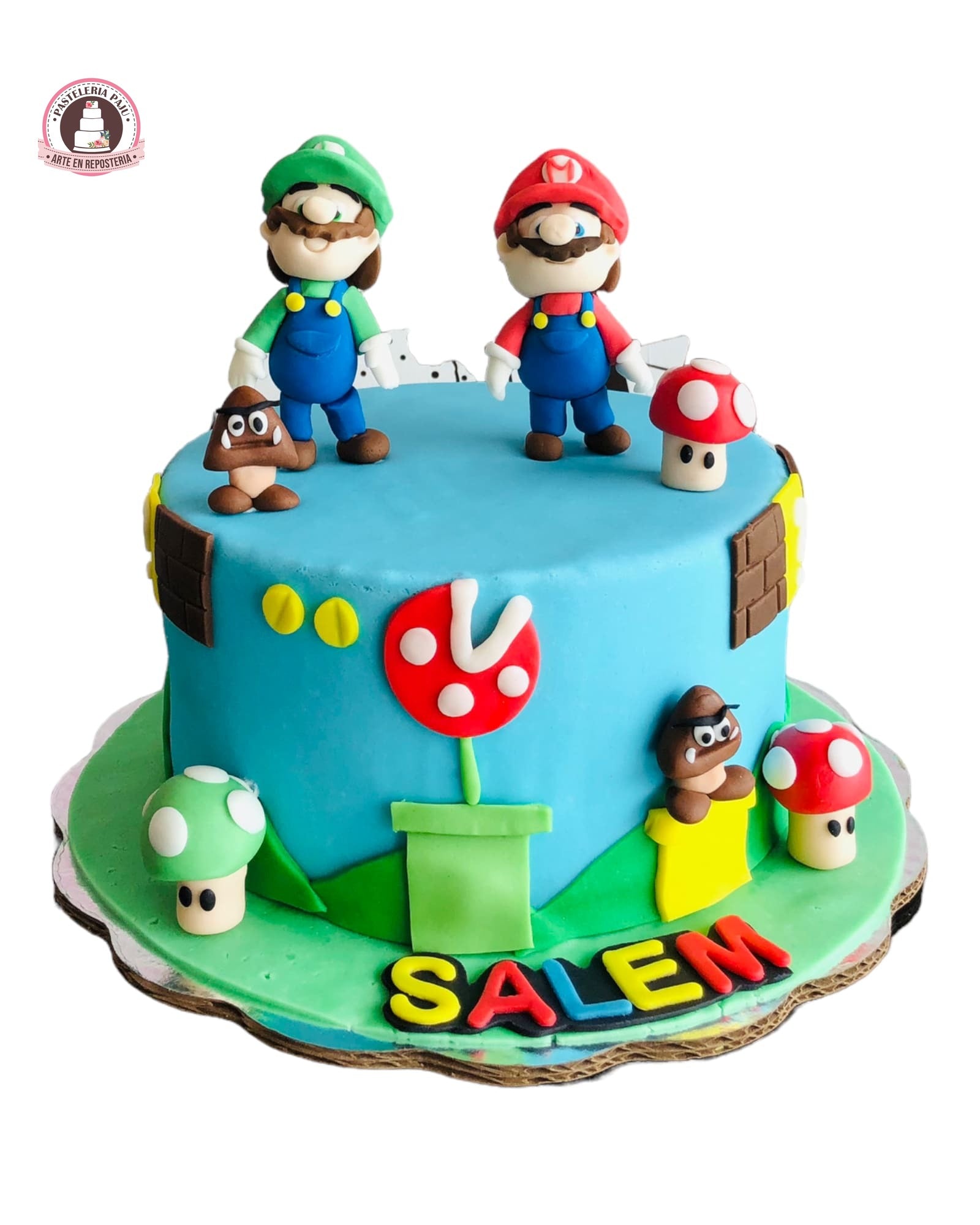 Pastel Mario y Luigi – Pasteles Fondant